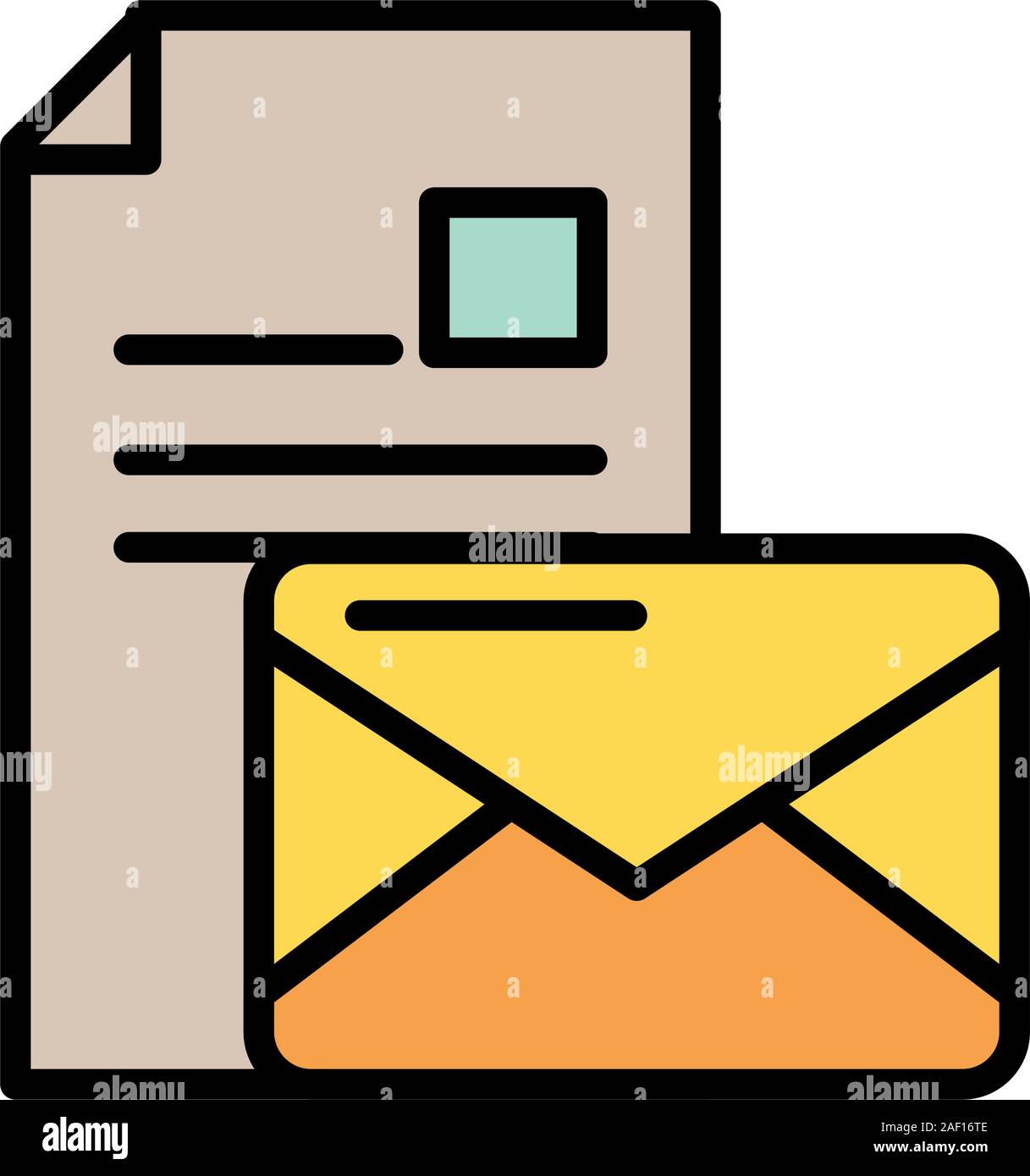 envelope mail postal service icon Stock Vector Image & Art - Alamy