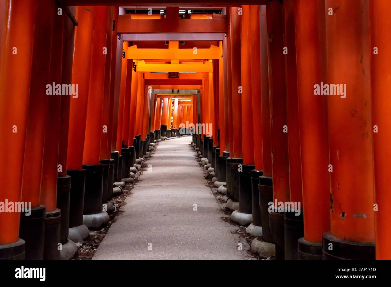 Fushimi Inari Shrine gates. Kyoto, Japan Stock Photo - Alamy