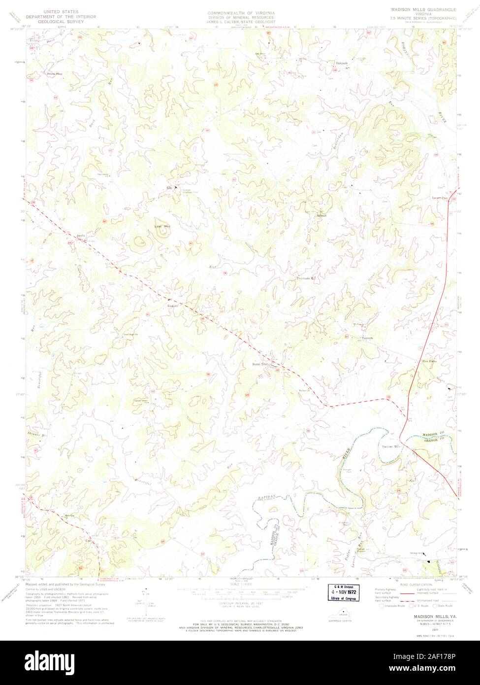 VA Madison Mills 8031410 1971 24000 Stock Photo - Alamy