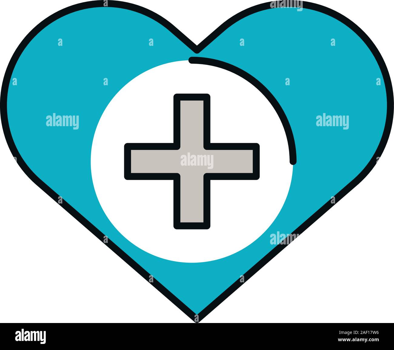 heart love with plus symbol Stock Vector Image & Art - Alamy