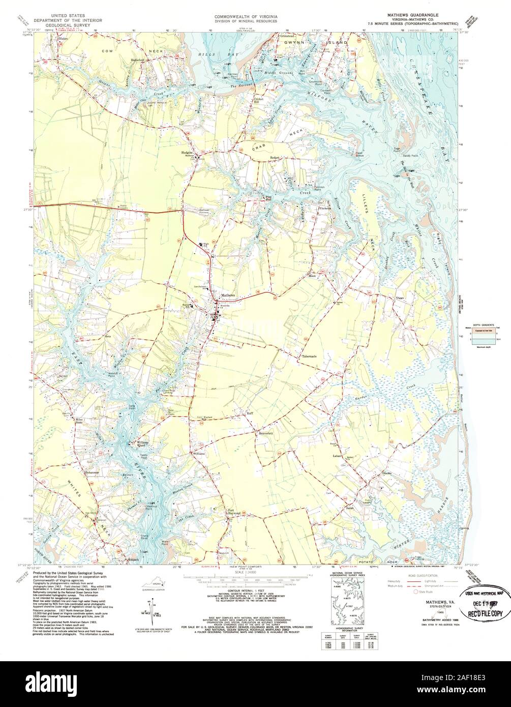 Map of mathews hi-res stock photography and images - Alamy