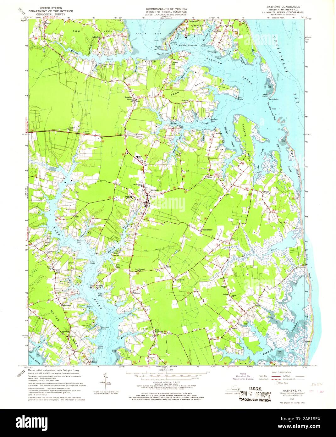 Map of mathews hi-res stock photography and images - Alamy