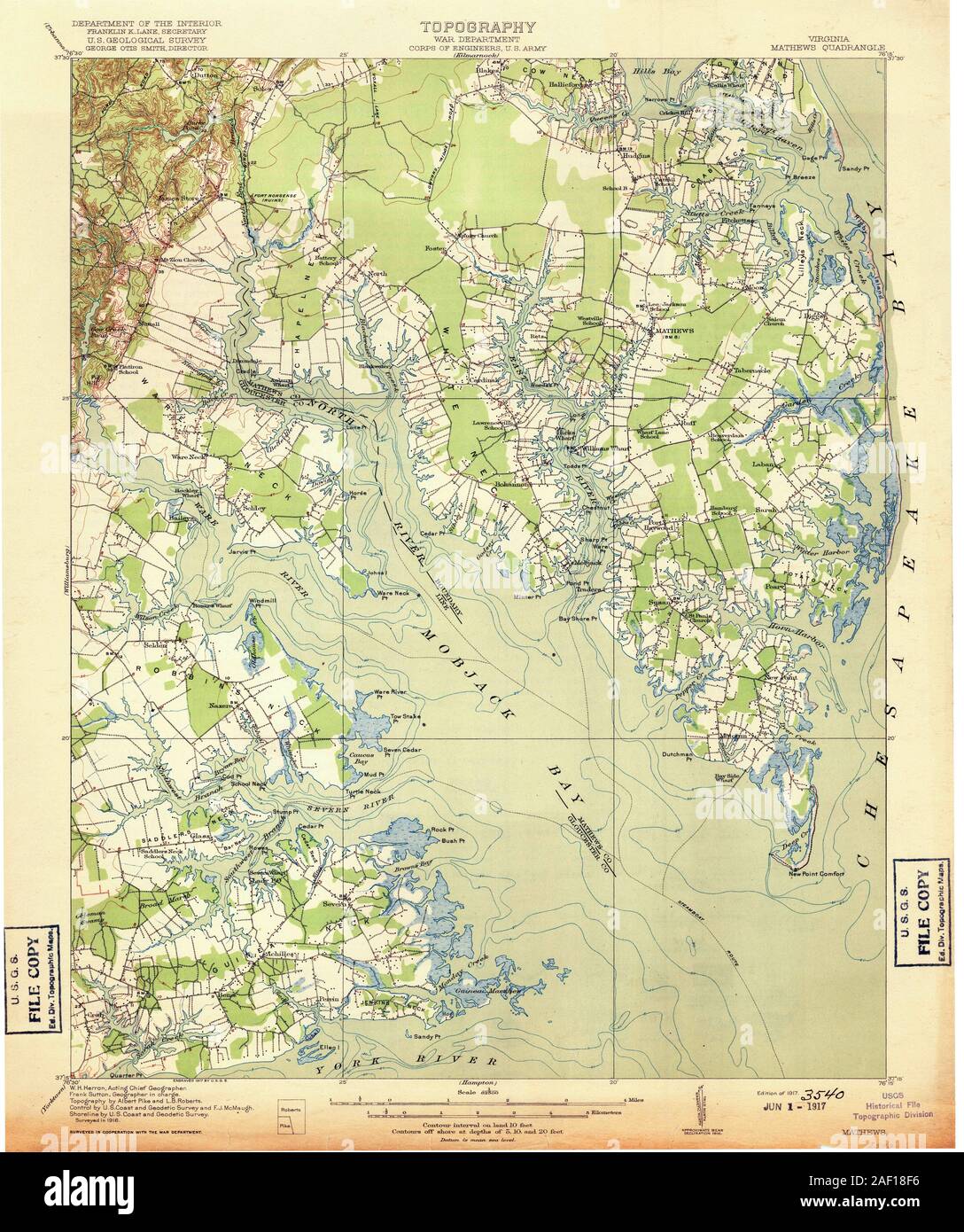 Map of mathews hi-res stock photography and images - Alamy