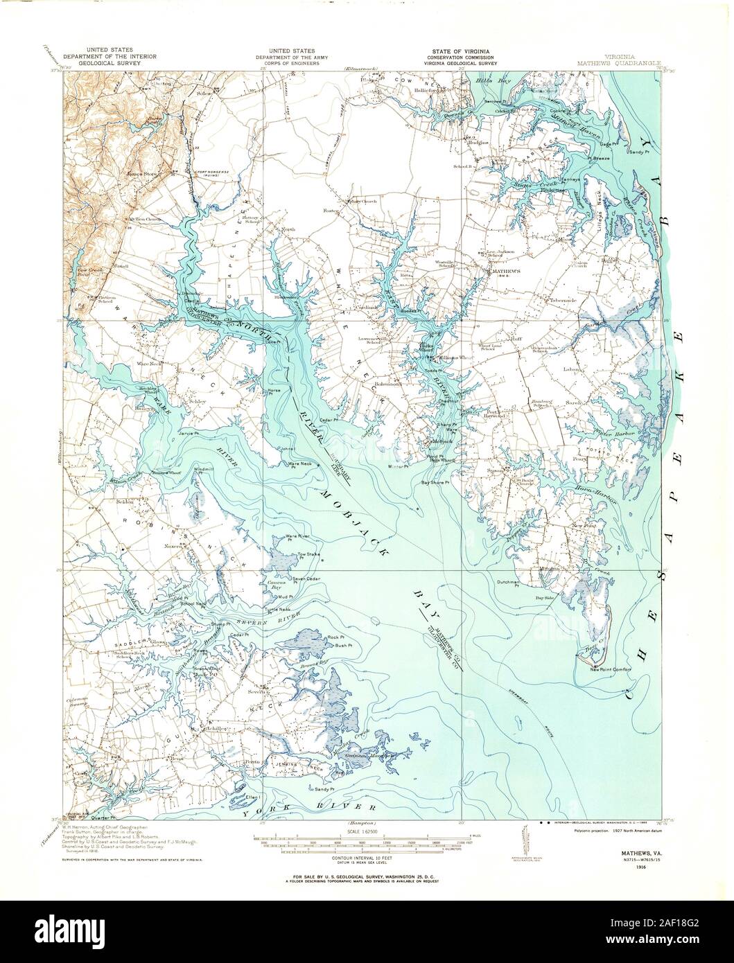 Map of mathews hi-res stock photography and images - Alamy