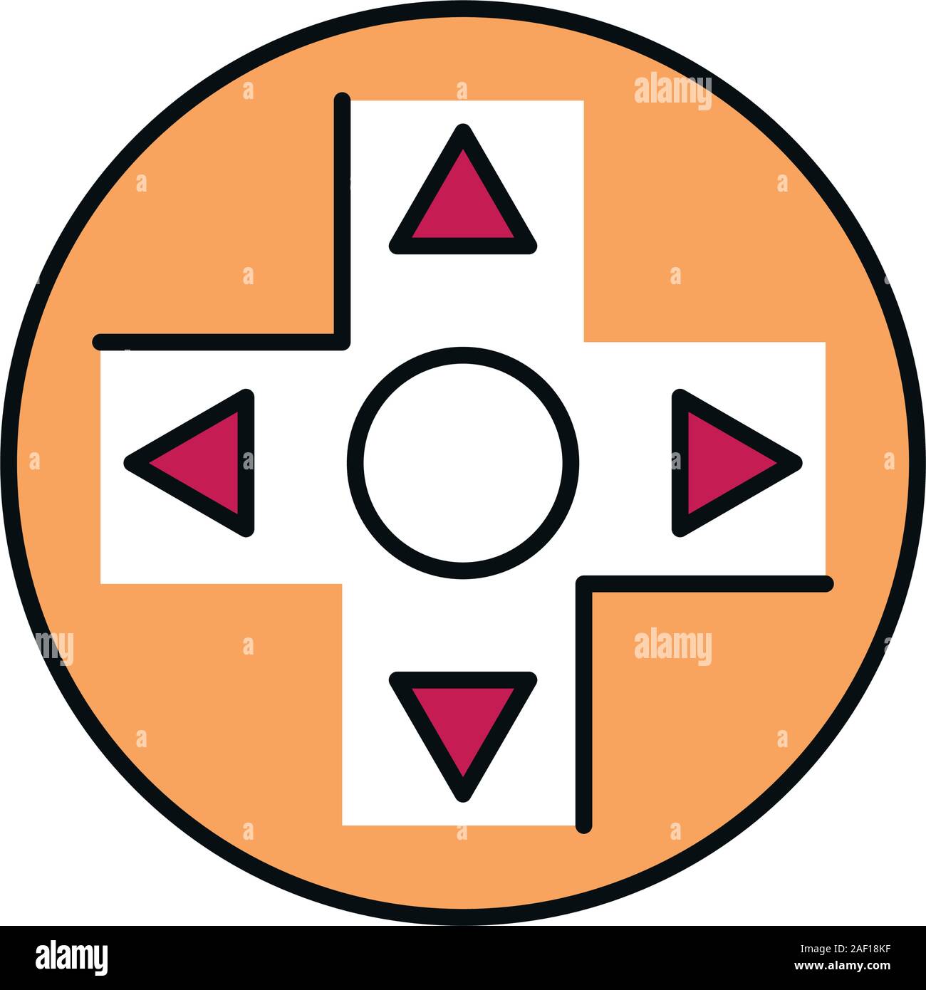 video game arrows button control Stock Vector Image & Art - Alamy