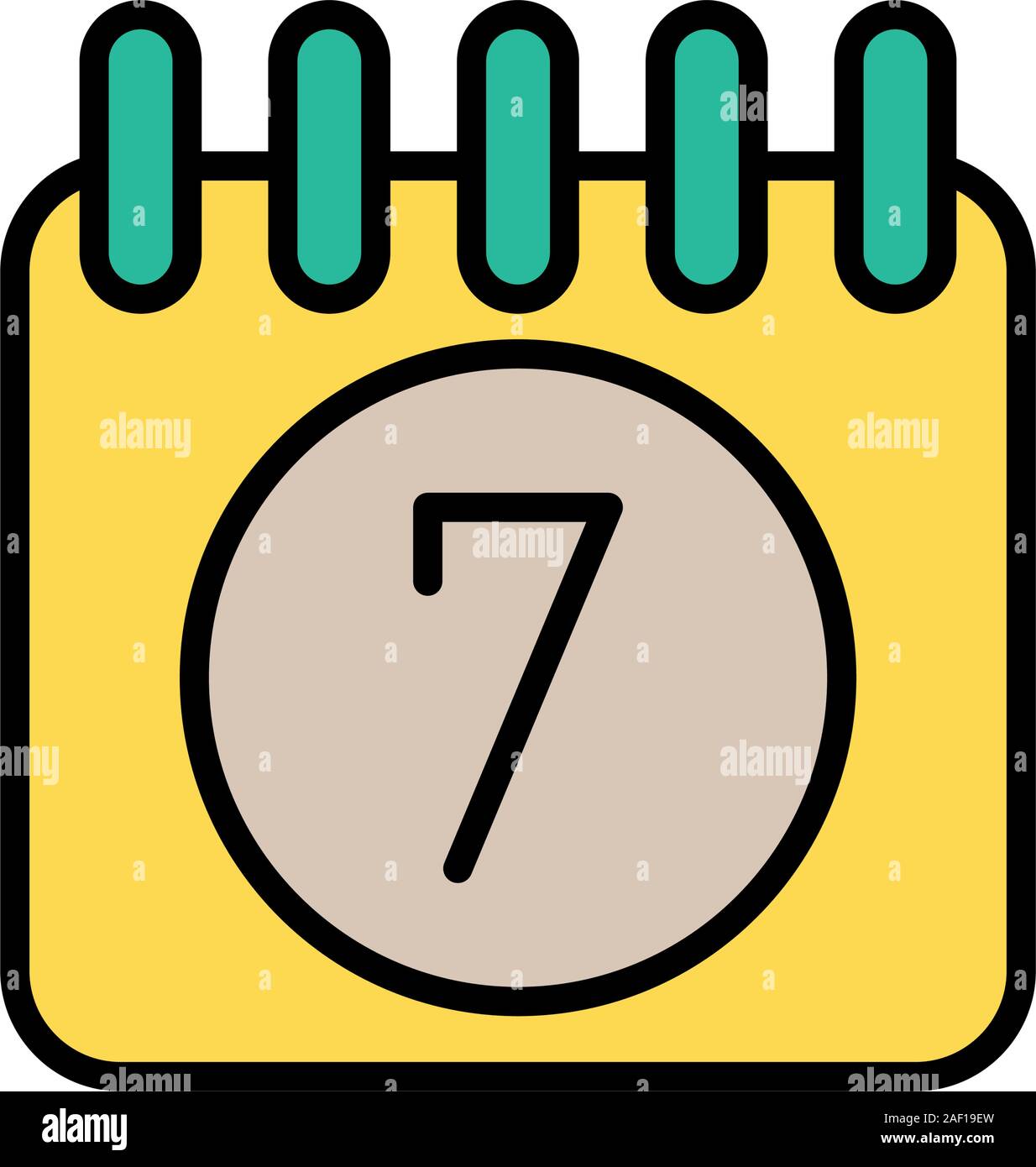 calendar reminder date with chek symbol Stock Vector Image & Art - Alamy