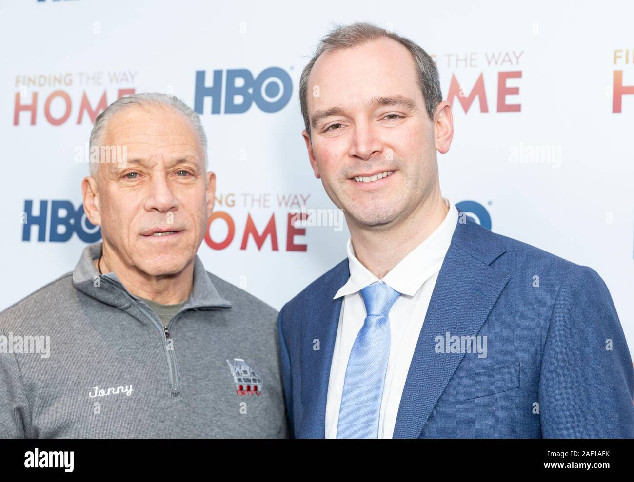 New York, NY - December 11, 2019: Jon Alpert, Matthew O’Neill attend ...