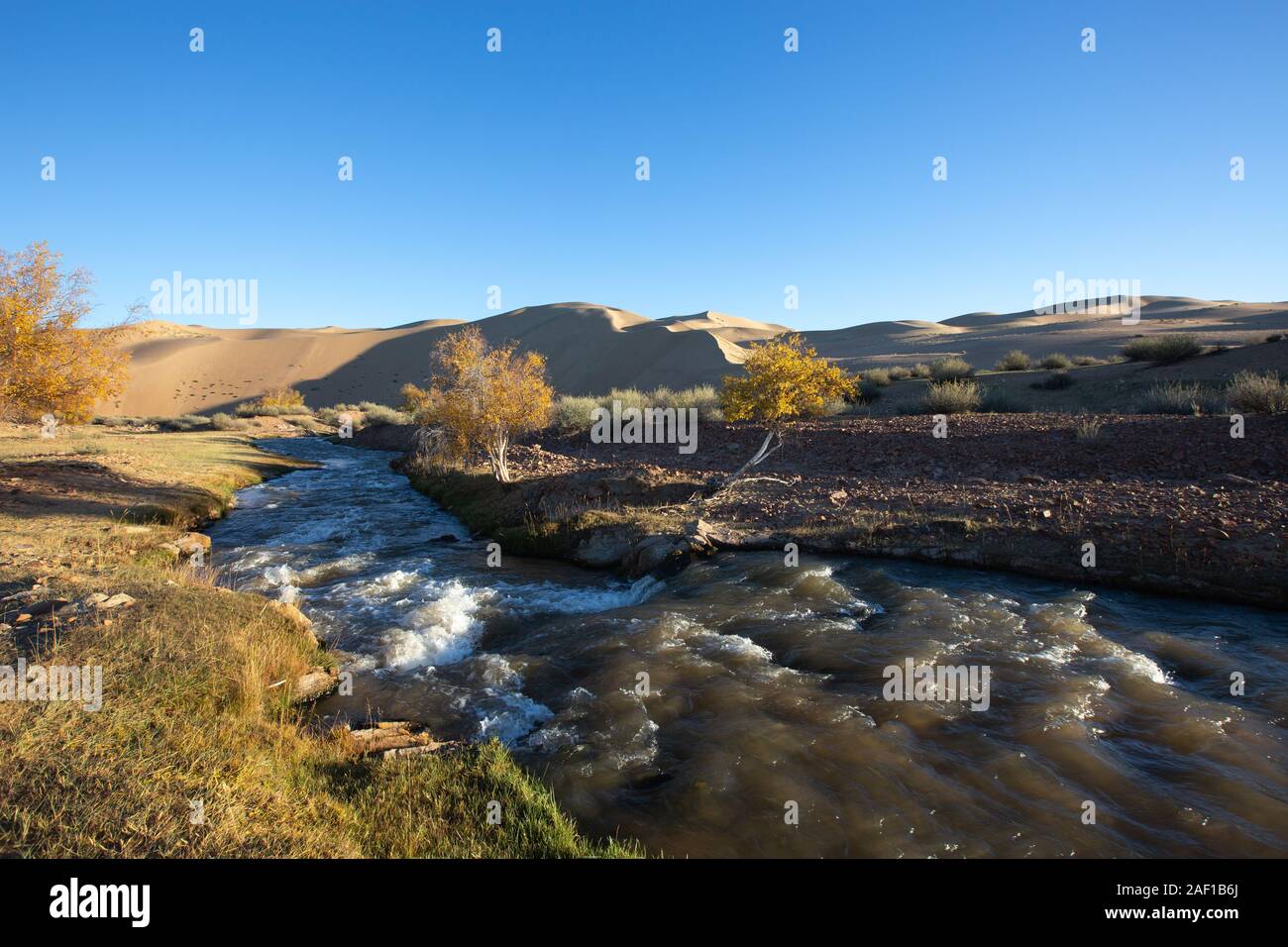 steppe and river in Mongolia Stock Photo - Alamy