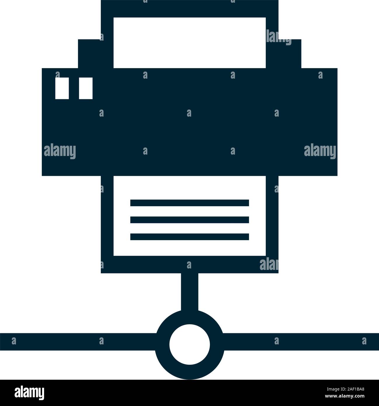 printer device hardware isolated icon Stock Vector Image & Art - Alamy