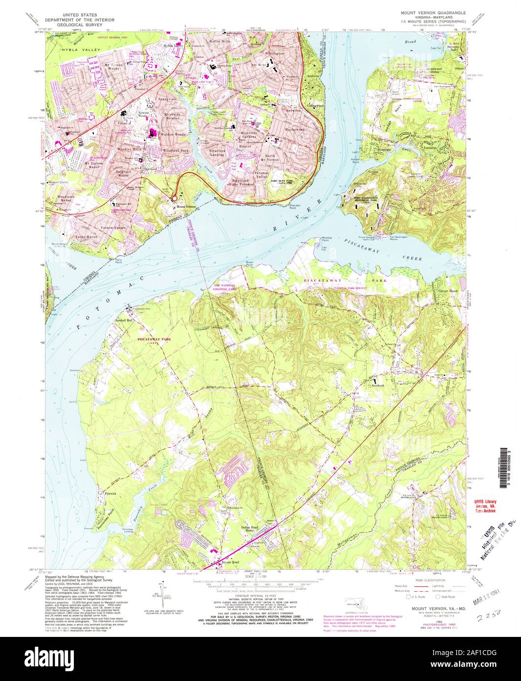 Mount vernon va maps hi-res stock photography and images - Alamy