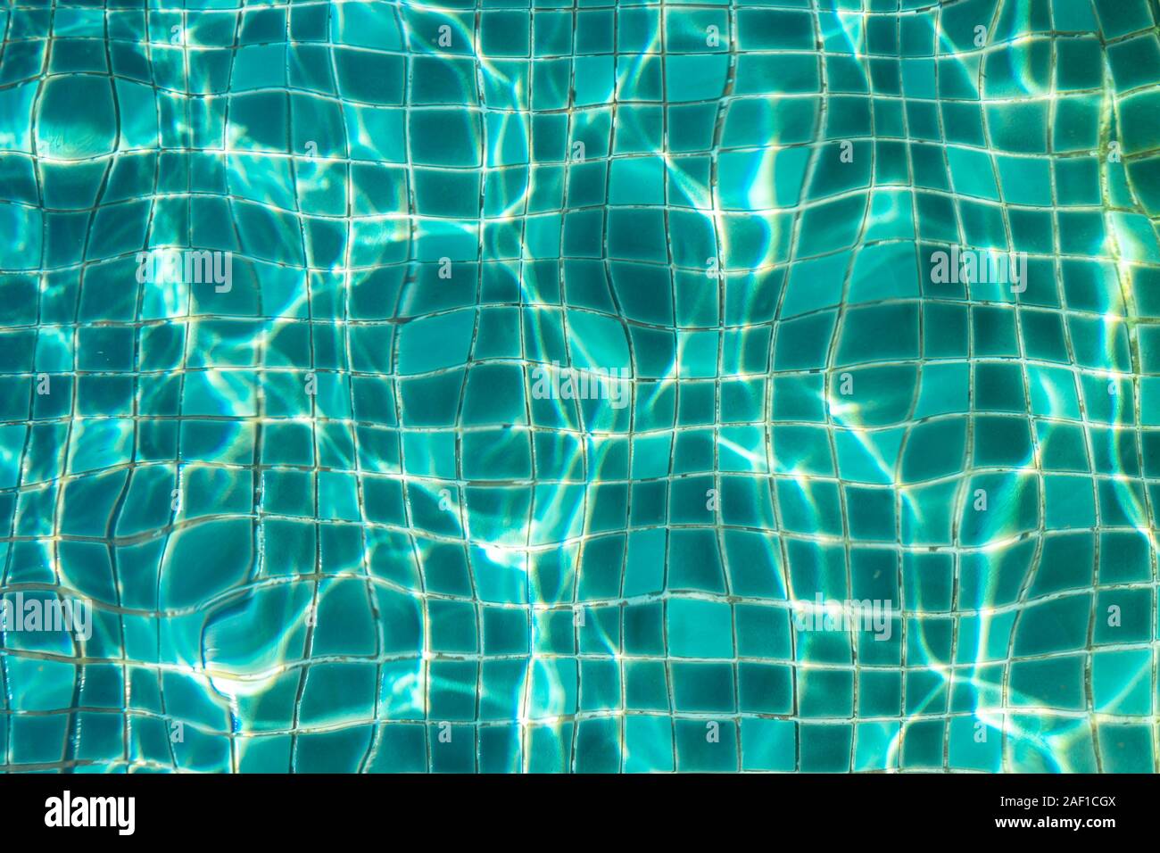 top view swimming pool and caustic ripple background Stock Photo - Alamy