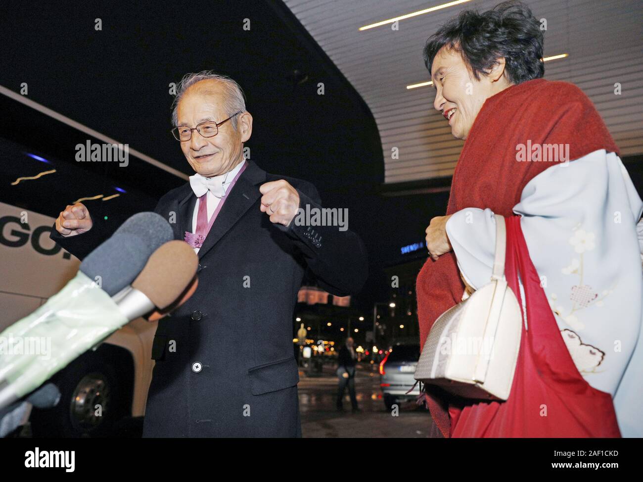 Japanese scientist Akira Yoshino, one of three winners of the 2019 ...