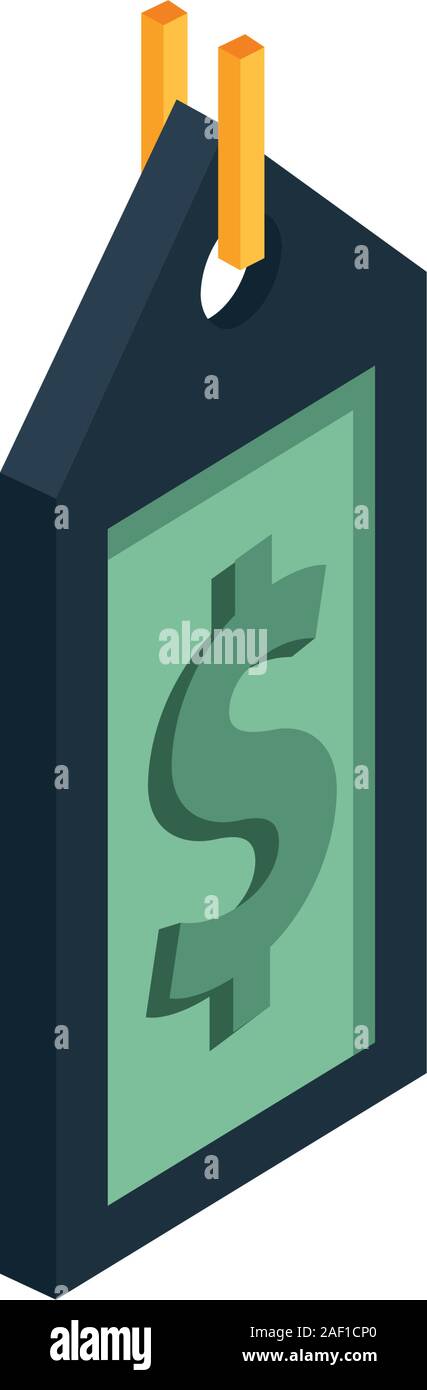 commercial tag with dollar money symbol Stock Vector Image & Art - Alamy