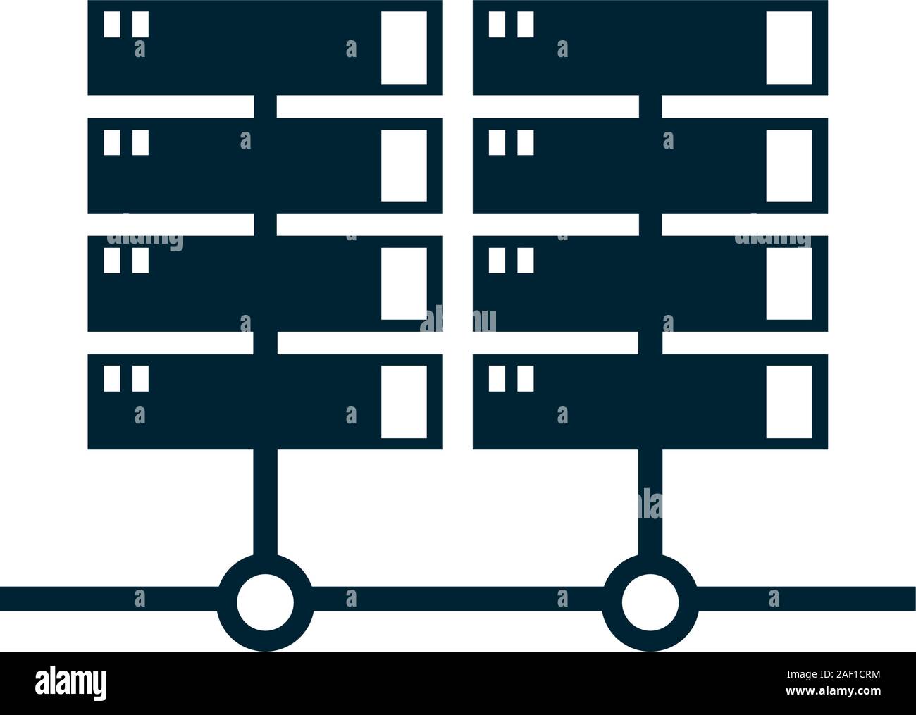 data server tower isolated icon Stock Vector Image & Art - Alamy