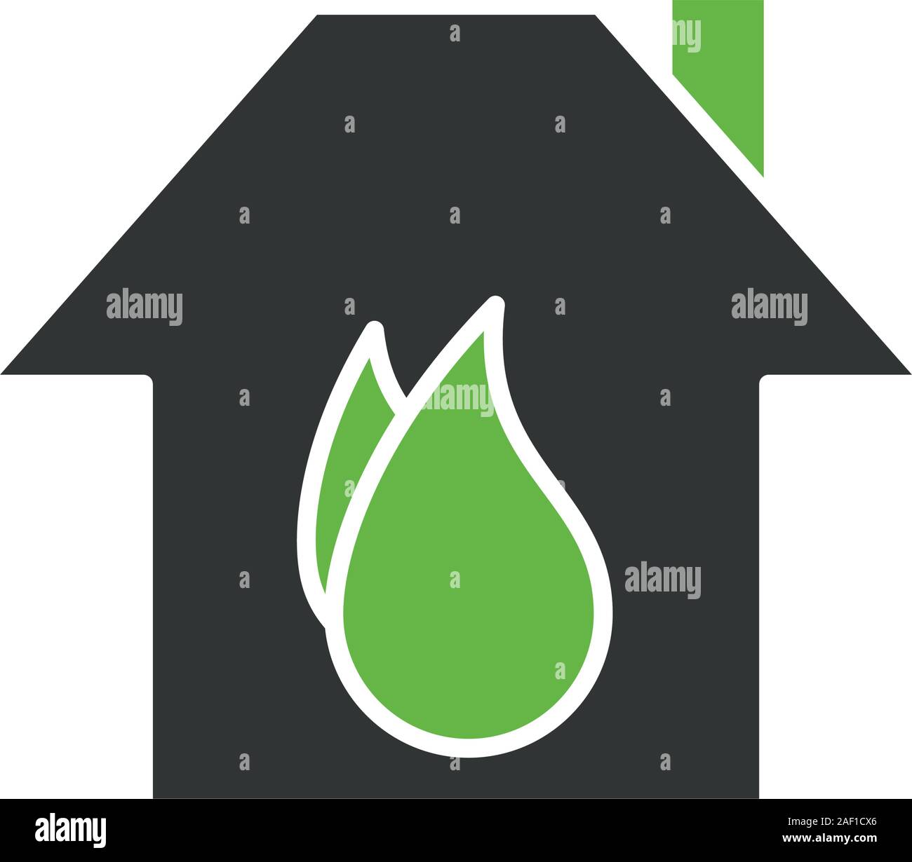 house front facade with fire flame Stock Vector Image & Art - Alamy