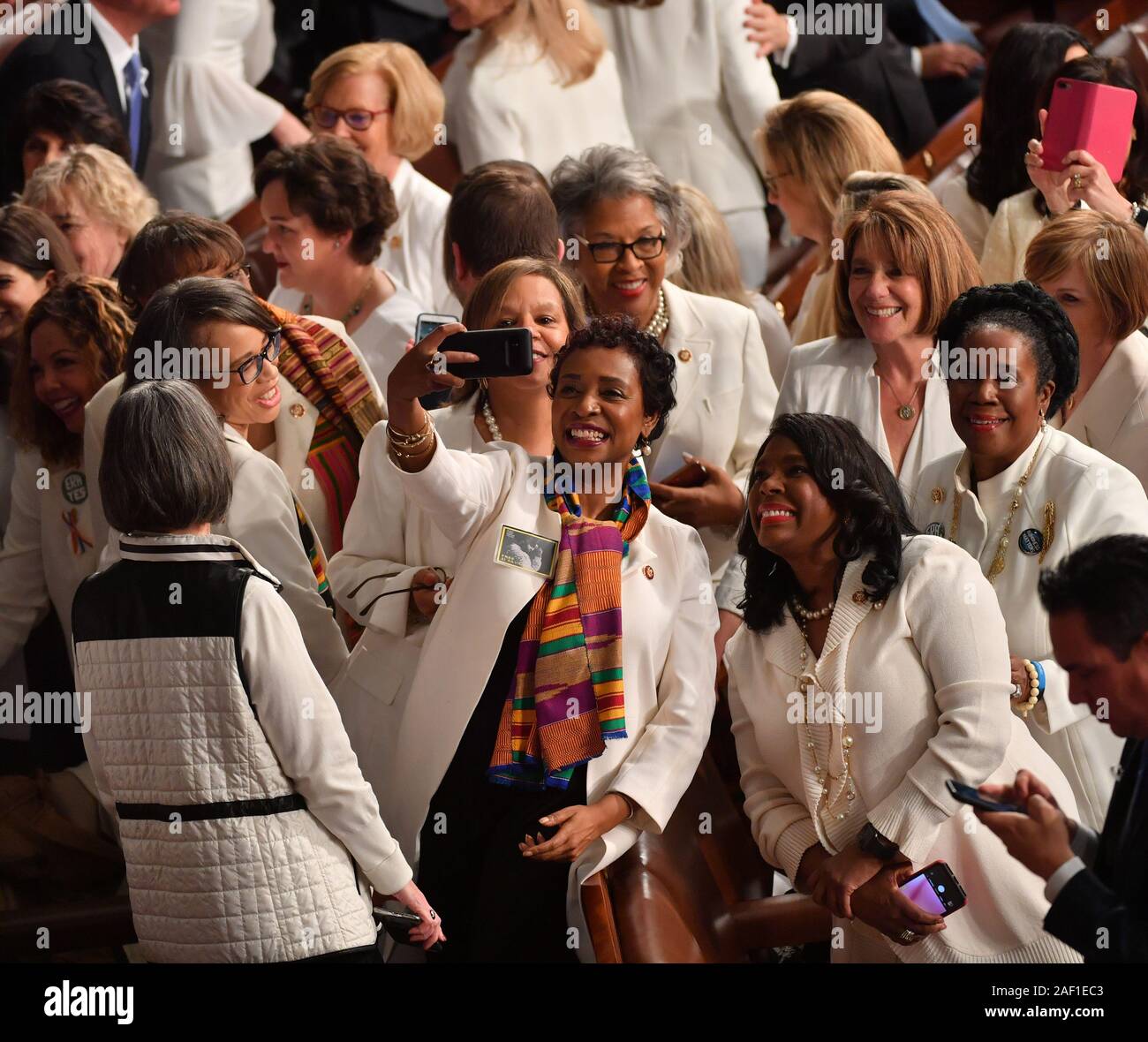 Washington, United States. 12th Dec, 2019. Women Democrats of the House ...
