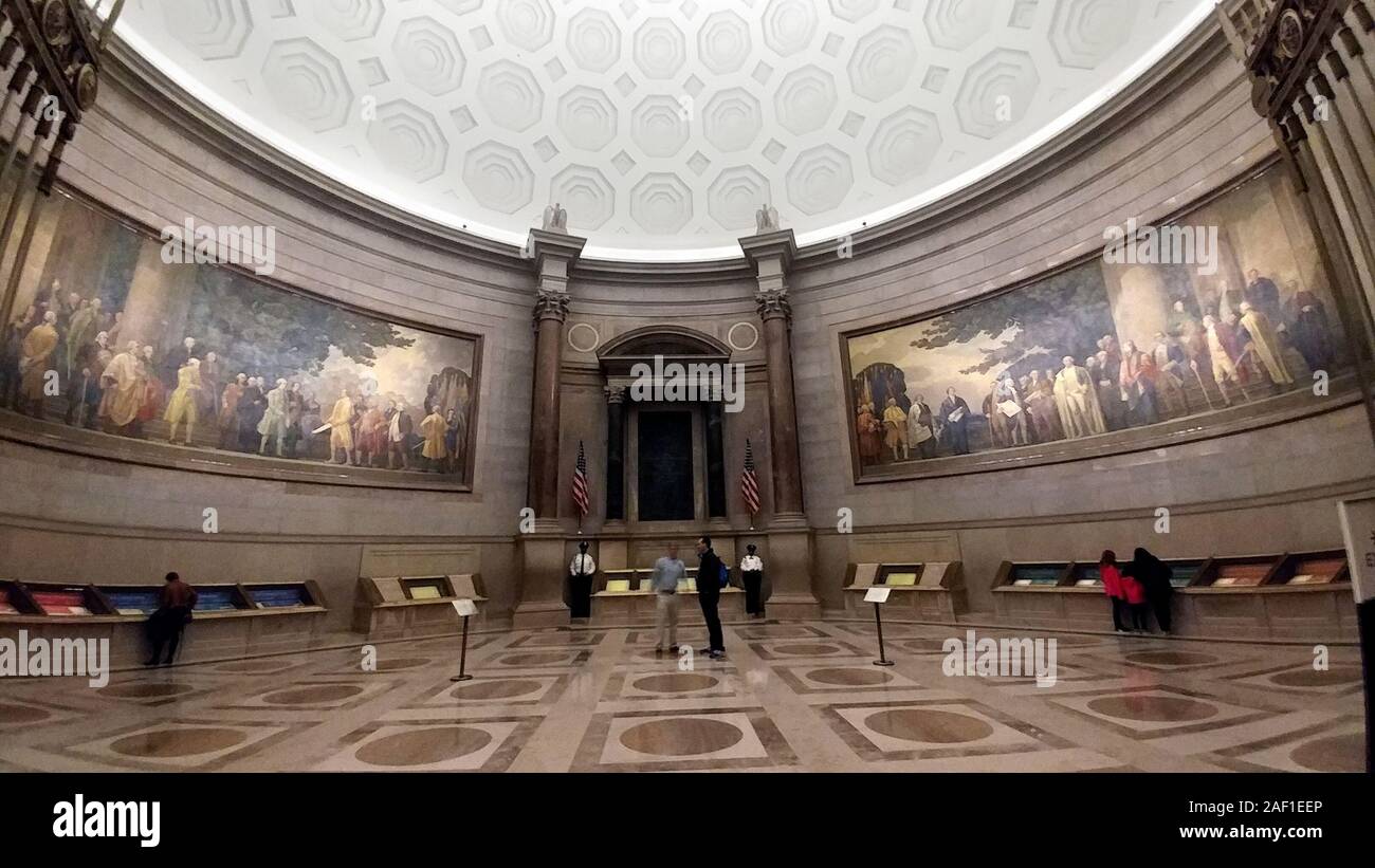 Washington, United States. 12th Dec, 2019. View of the rotunda of the ...