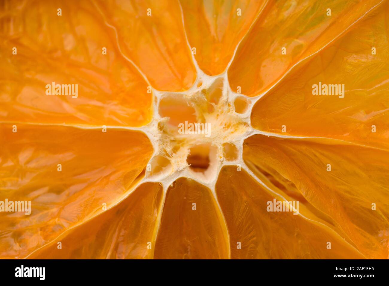 Heap, pile of sun dried crunchy oranges. Texture of dry orange slice ...