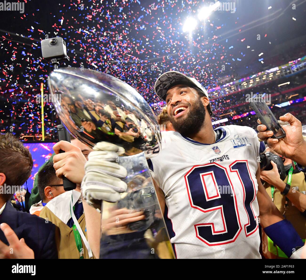 Super bowl liii trophy los angeles rams hi-res stock photography and ...
