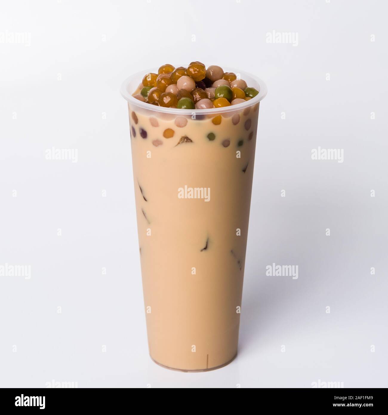 Iced Color bubble tea Stock Photo - Alamy