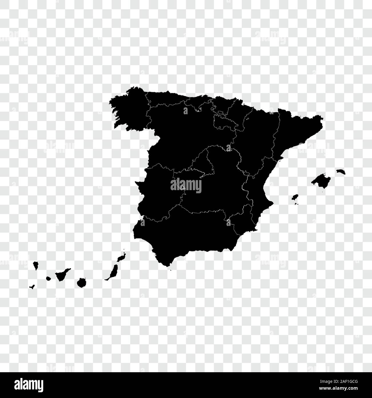 Spain on globe illustration Stock Vector Images - Alamy
