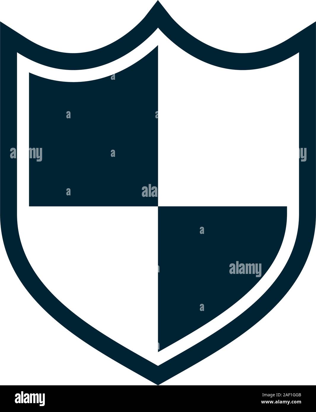shield security guard isolated icon Stock Vector Image & Art - Alamy