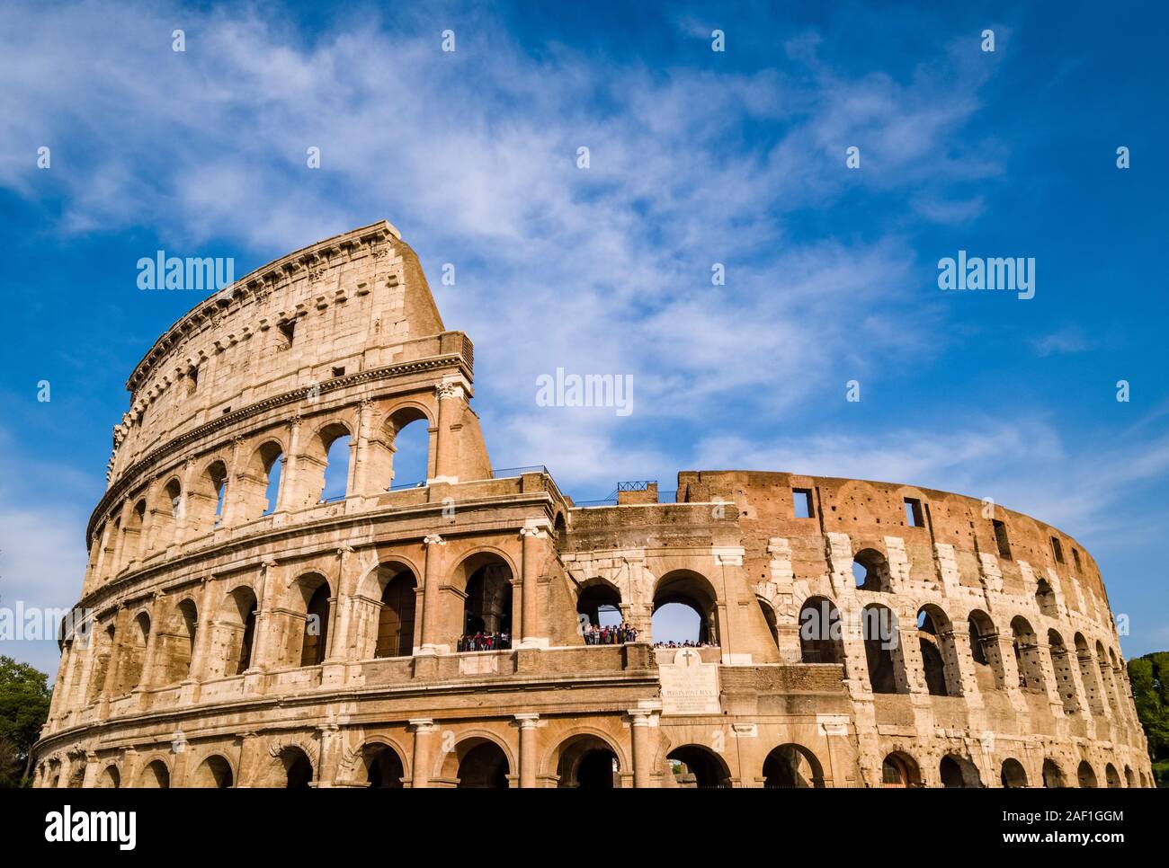 The Colosseum or Coliseum, an oval amphitheatre in the centre of the ...