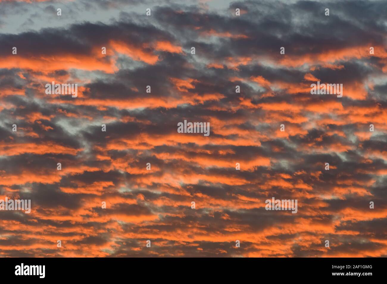 beautiful red clouds at the sunset time Stock Photo - Alamy