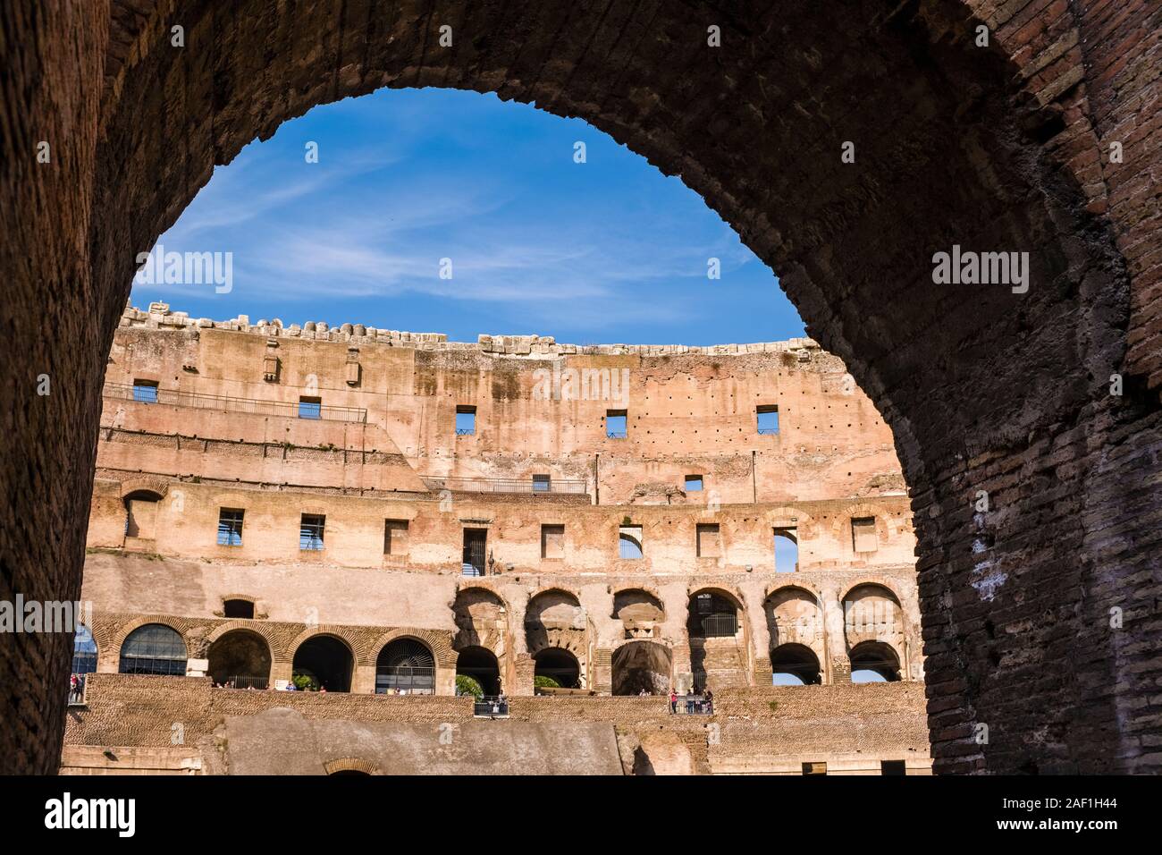 Italy inside the colosseo hi-res stock photography and images - Alamy