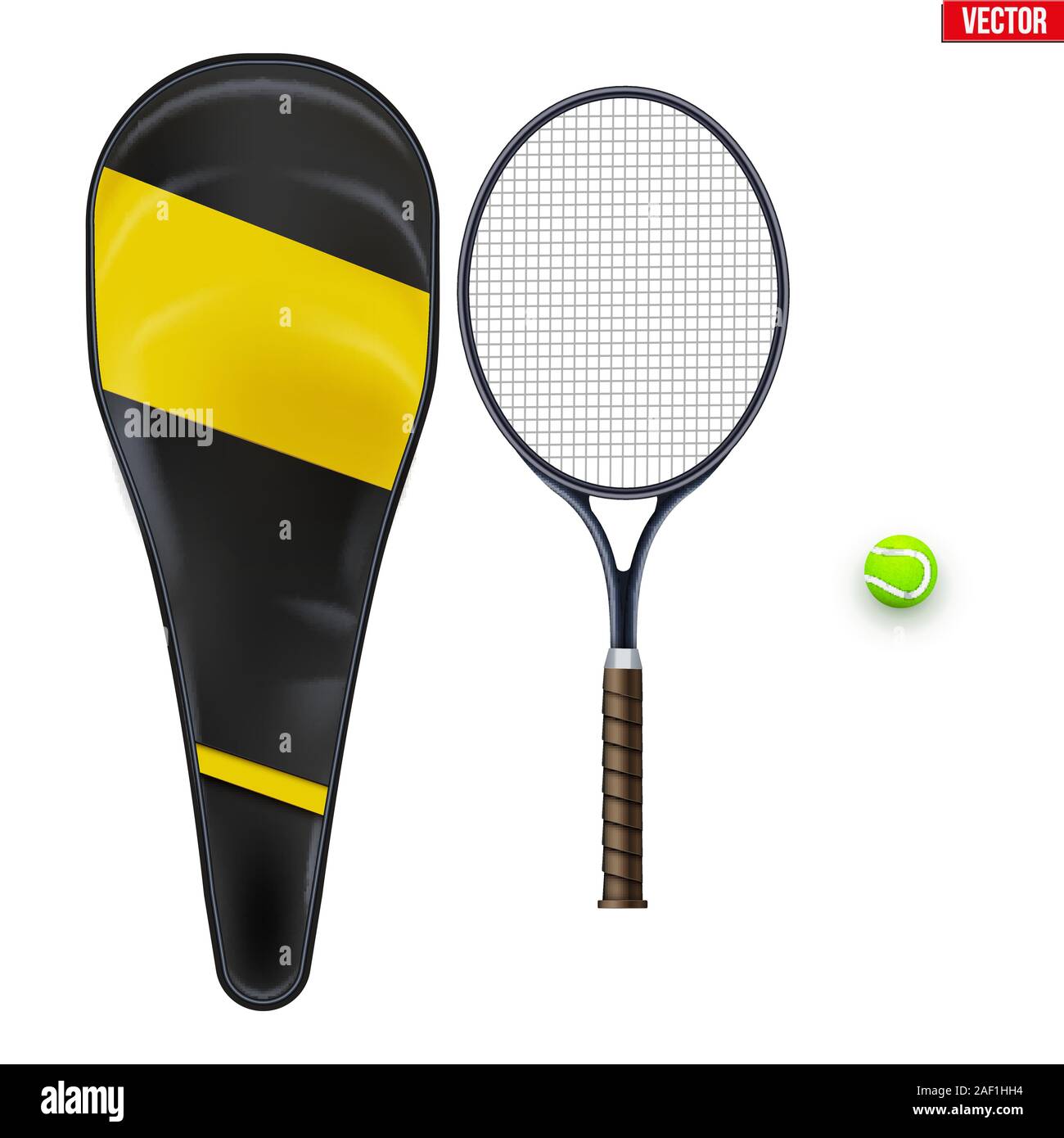 Set of tennis equipment Stock Vector Image & Art - Alamy