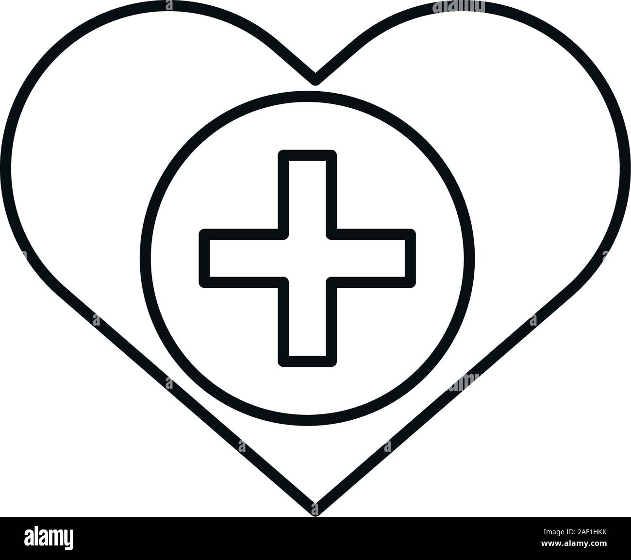 heart love with plus symbol Stock Vector Image & Art - Alamy