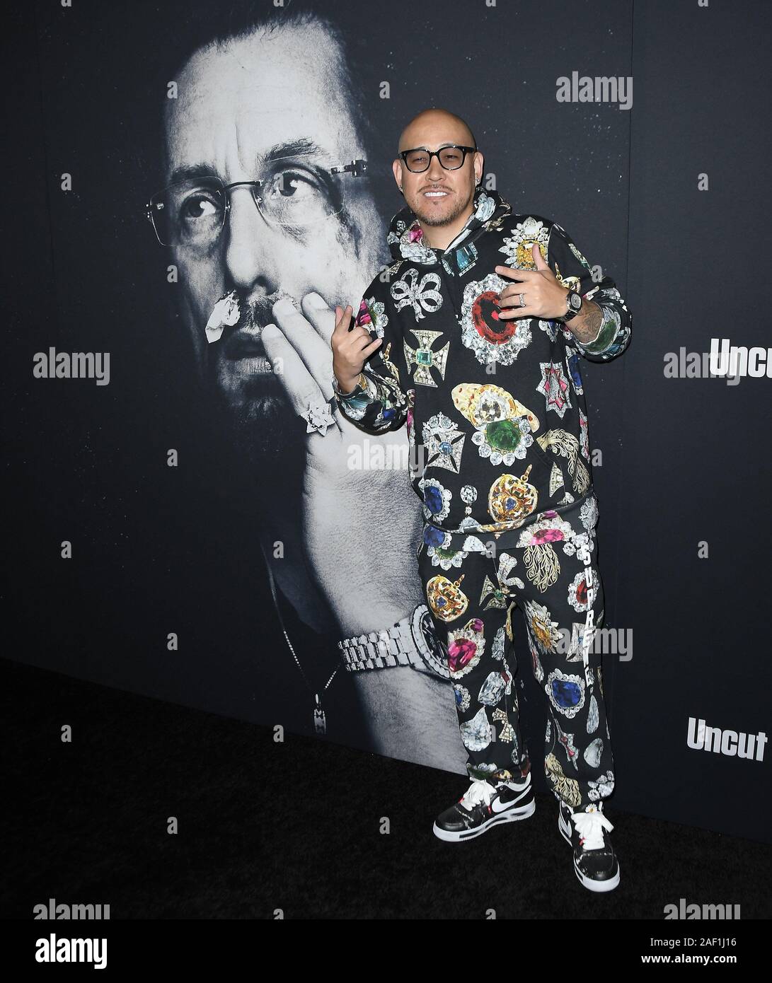 Los Angeles, USA. 11th Dec, 2019. Ben Baller arrives at the UNCUT GEMS ...