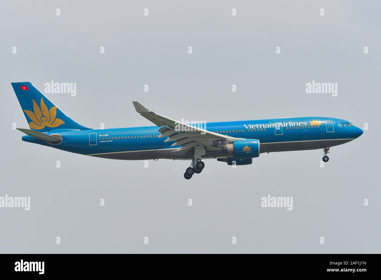 Saigon, Vietnam - May 11, 2019. VN-A381 Vietnam Airlines Airbus A330 ...