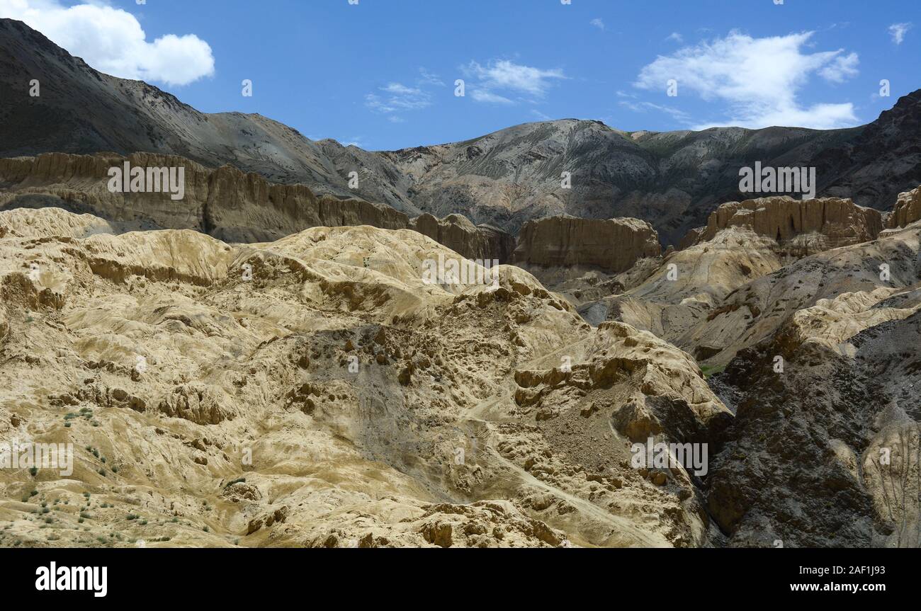 Mountain scenery of Ladakh, India. Ladakh has the culture and history ...