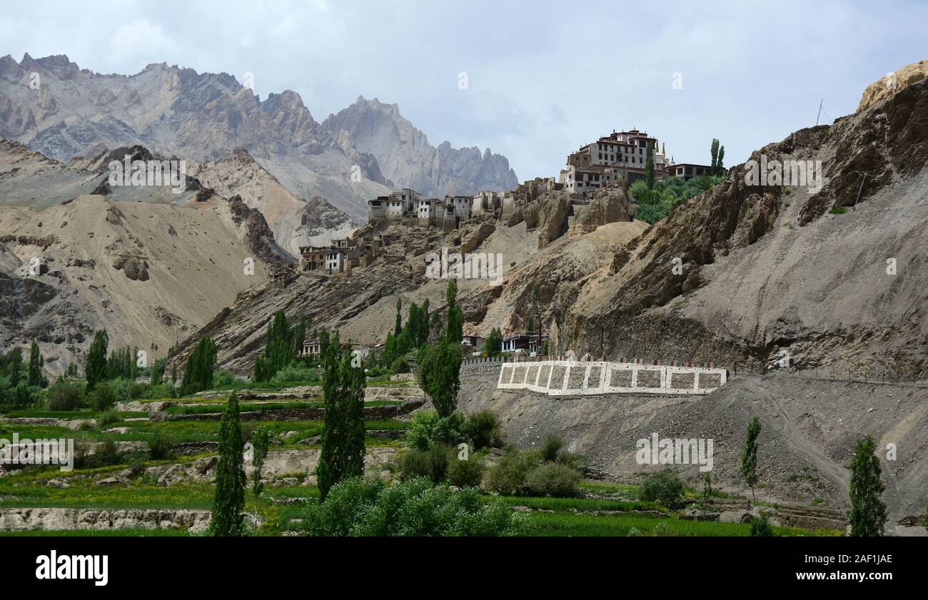 Mountain scenery of Ladakh, India. Ladakh has the culture and history ...