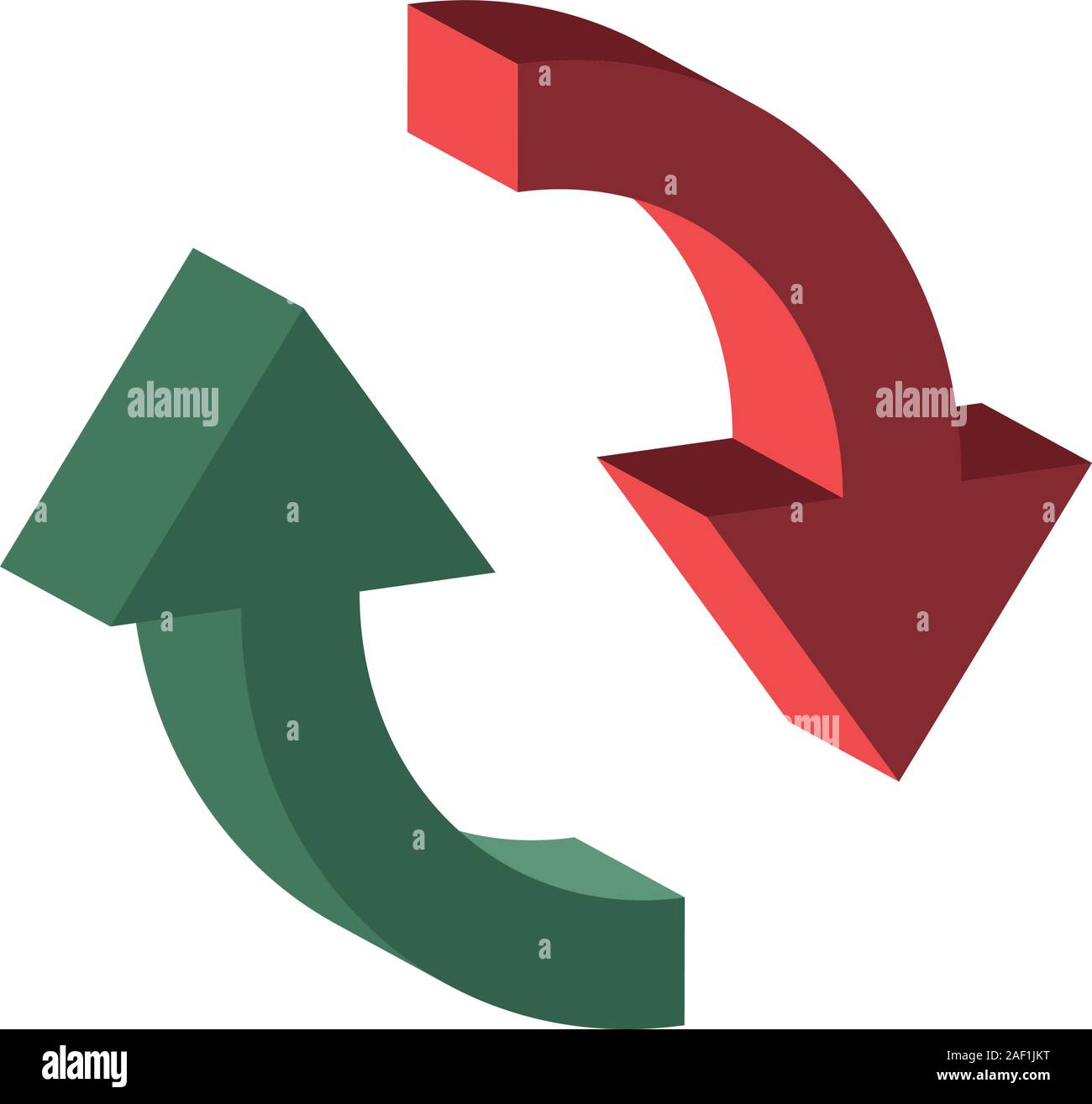 arrows around reload isolated icon Stock Vector Image & Art - Alamy