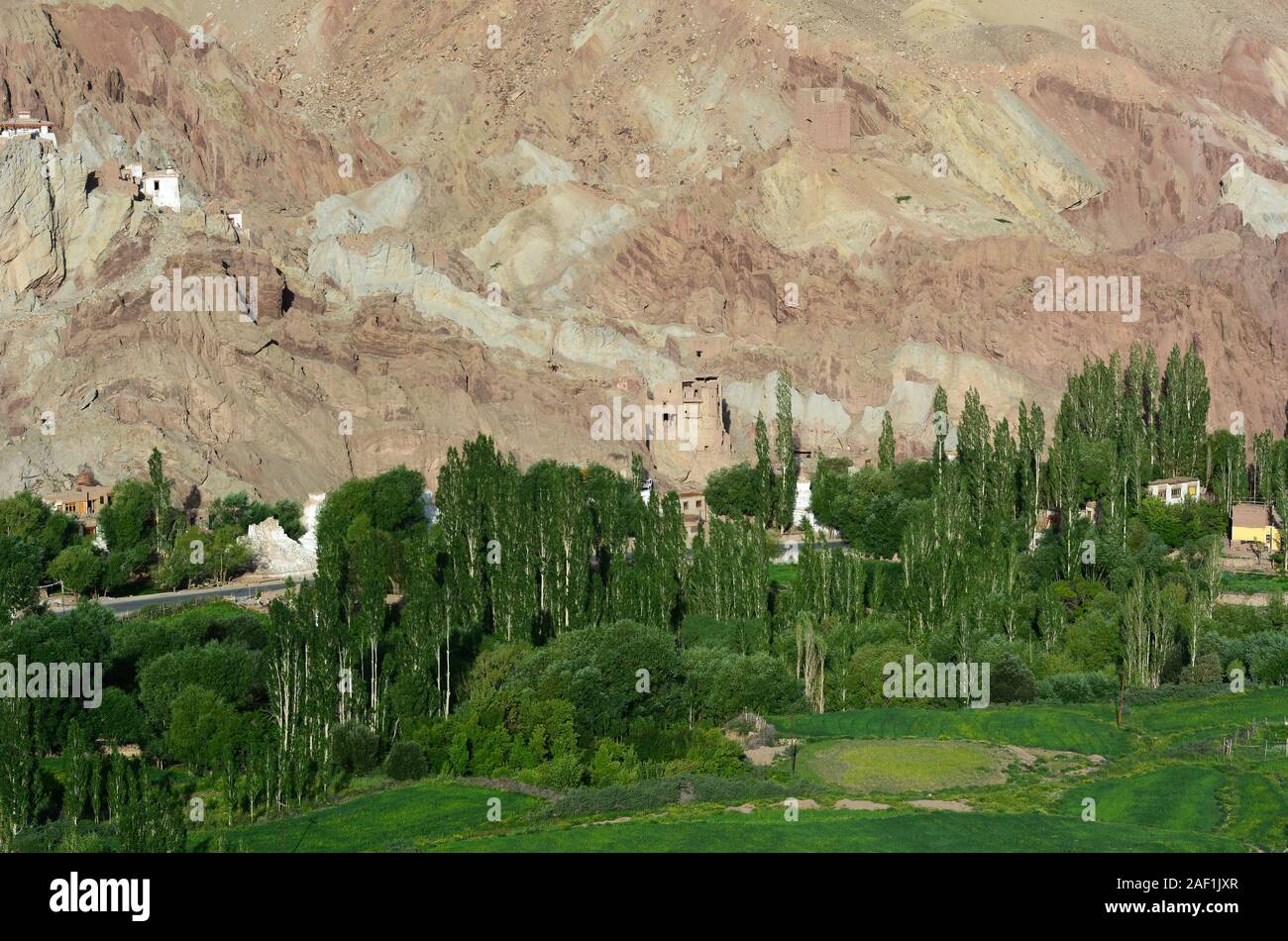 Mountain scenery of Ladakh, India. Ladakh has the culture and history ...