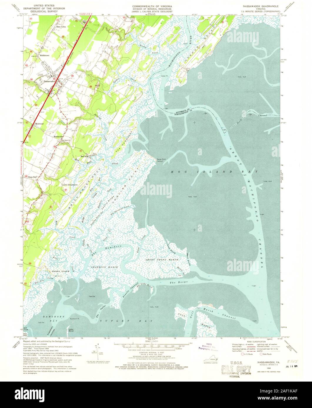 Nassawadox map hi-res stock photography and images - Alamy