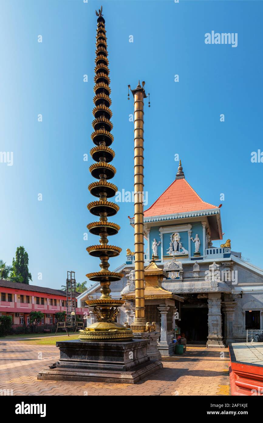 Hindu Temple in GOA, India Stock Photo - Alamy