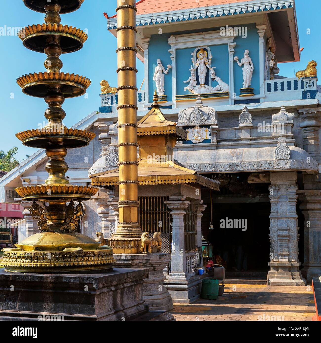 Shantadurga temple hi-res stock photography and images - Alamy