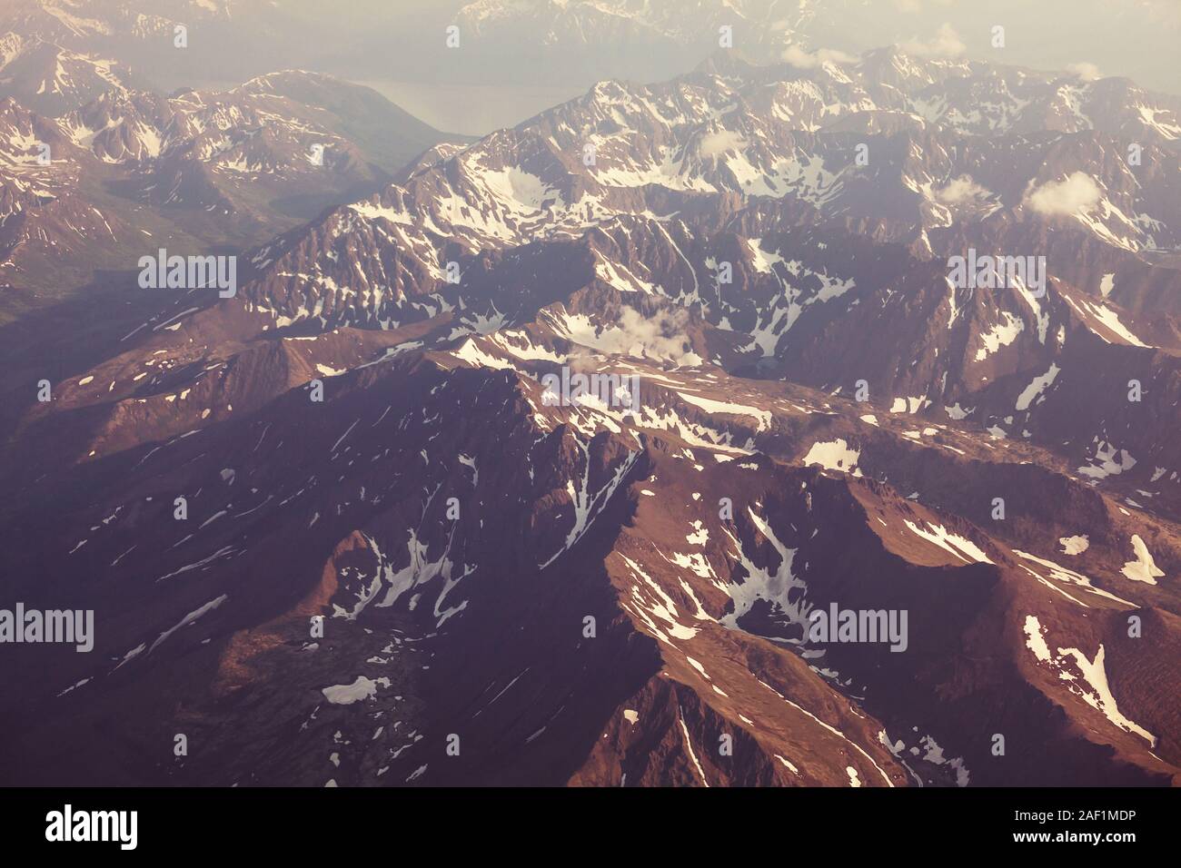 High mountains view frow above Stock Photo - Alamy