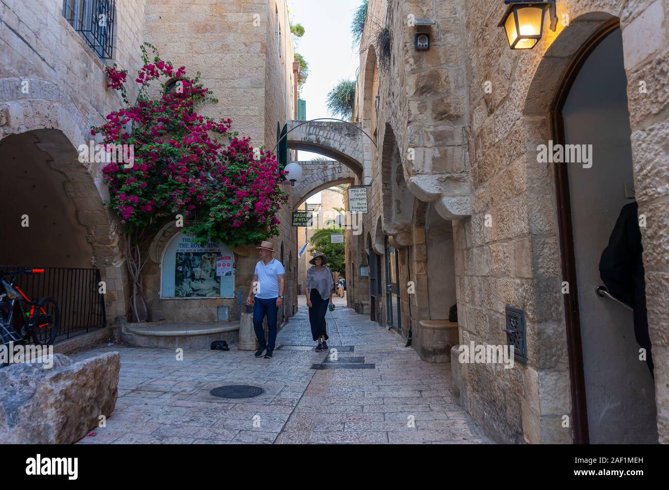 Beautiful photo streets of the Old City of Jerusalem. Streets of Old ...