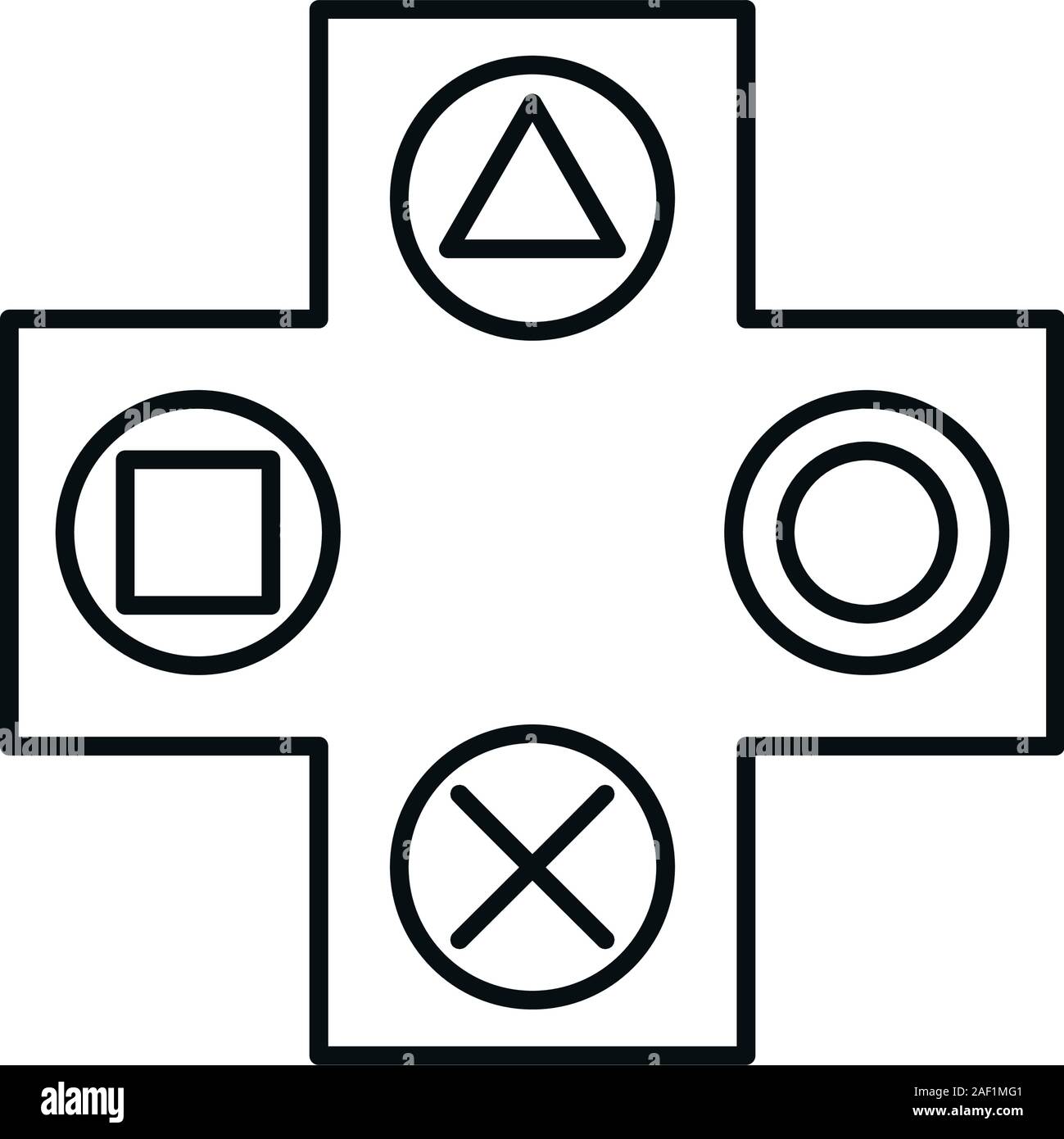 video game arrows button control Stock Vector Image & Art - Alamy