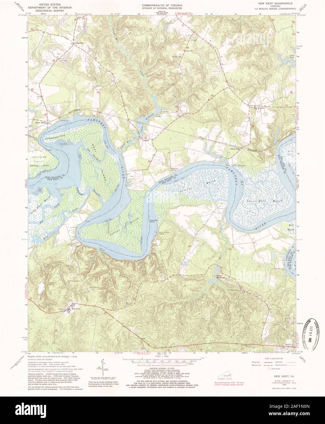 New kent map Cut Out Stock Images & Pictures - Alamy