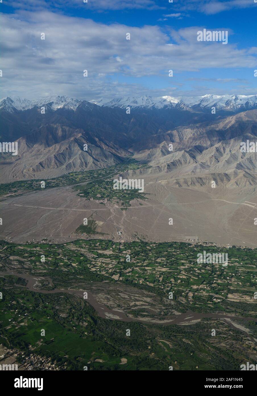 Mountain scenery of Ladakh, India. Ladakh has the culture and history ...
