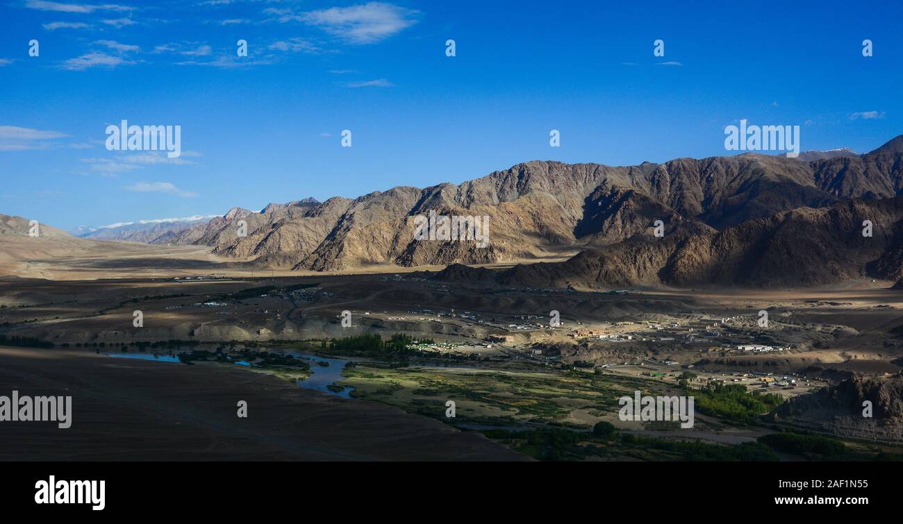 Mountain scenery of Ladakh, India. Ladakh has the culture and history ...