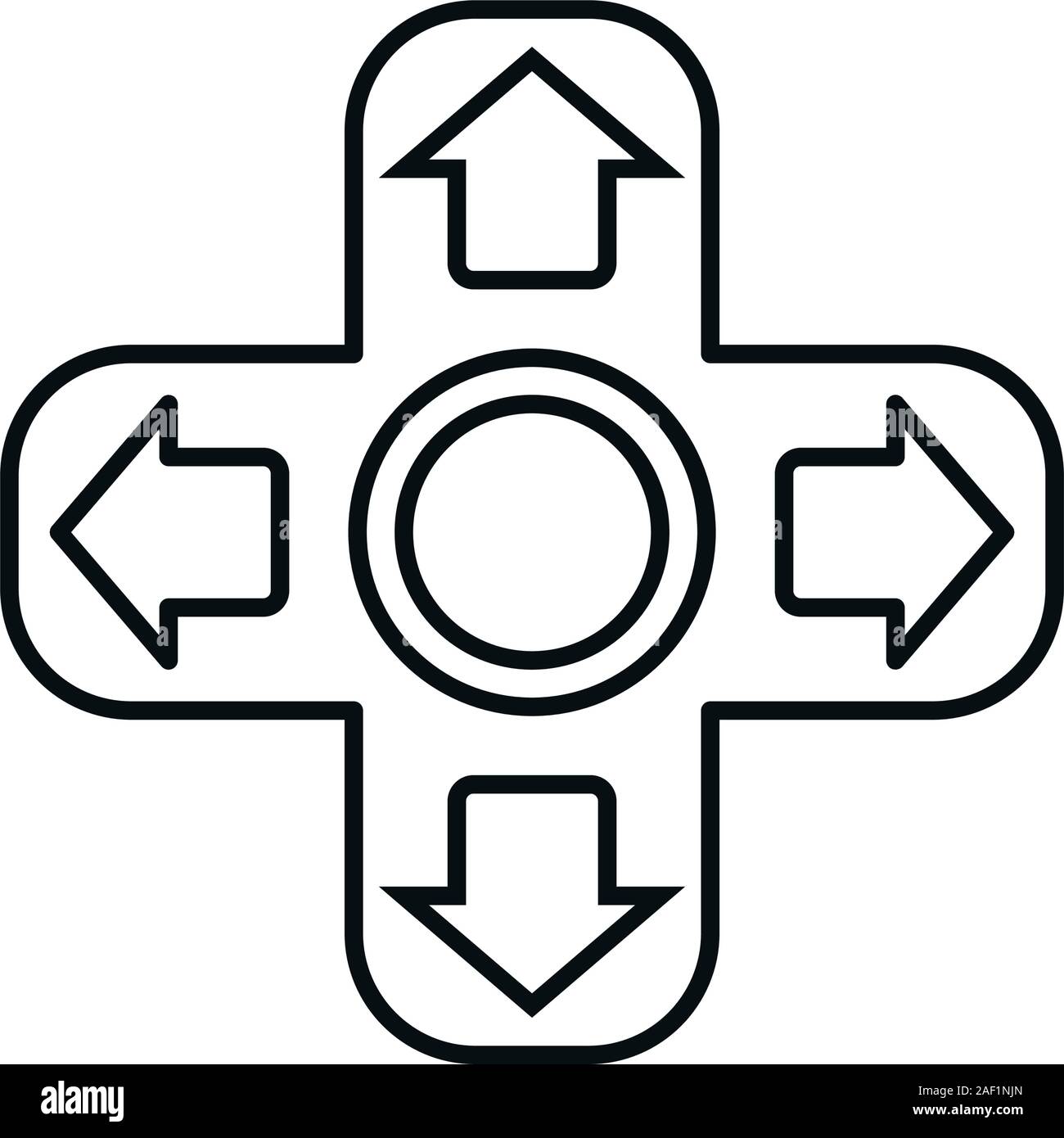 video game arrows button control Stock Vector Image & Art - Alamy