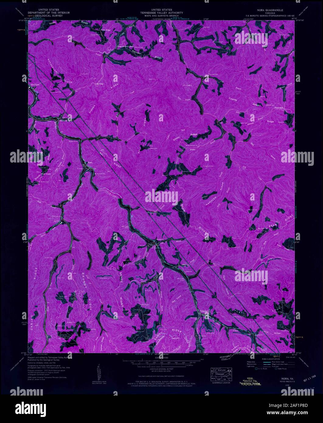 Map of nora hi-res stock photography and images - Alamy