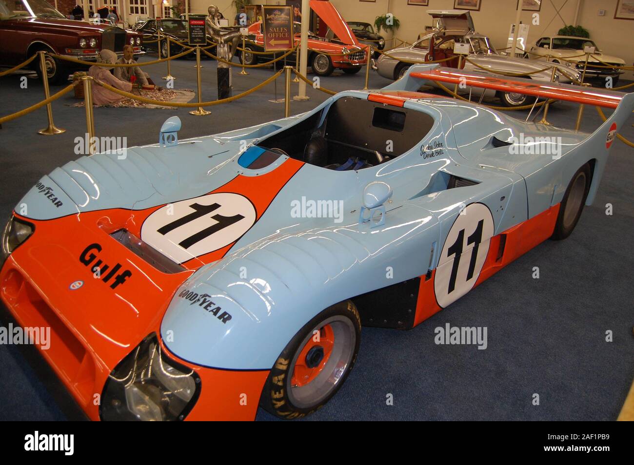 Gulf mirage Ford GR8 racing car Las Vegas California USA Cosworth Hour ...