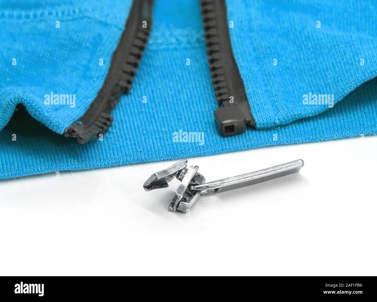 Broken zipper jacket hi-res stock photography and images - Alamy